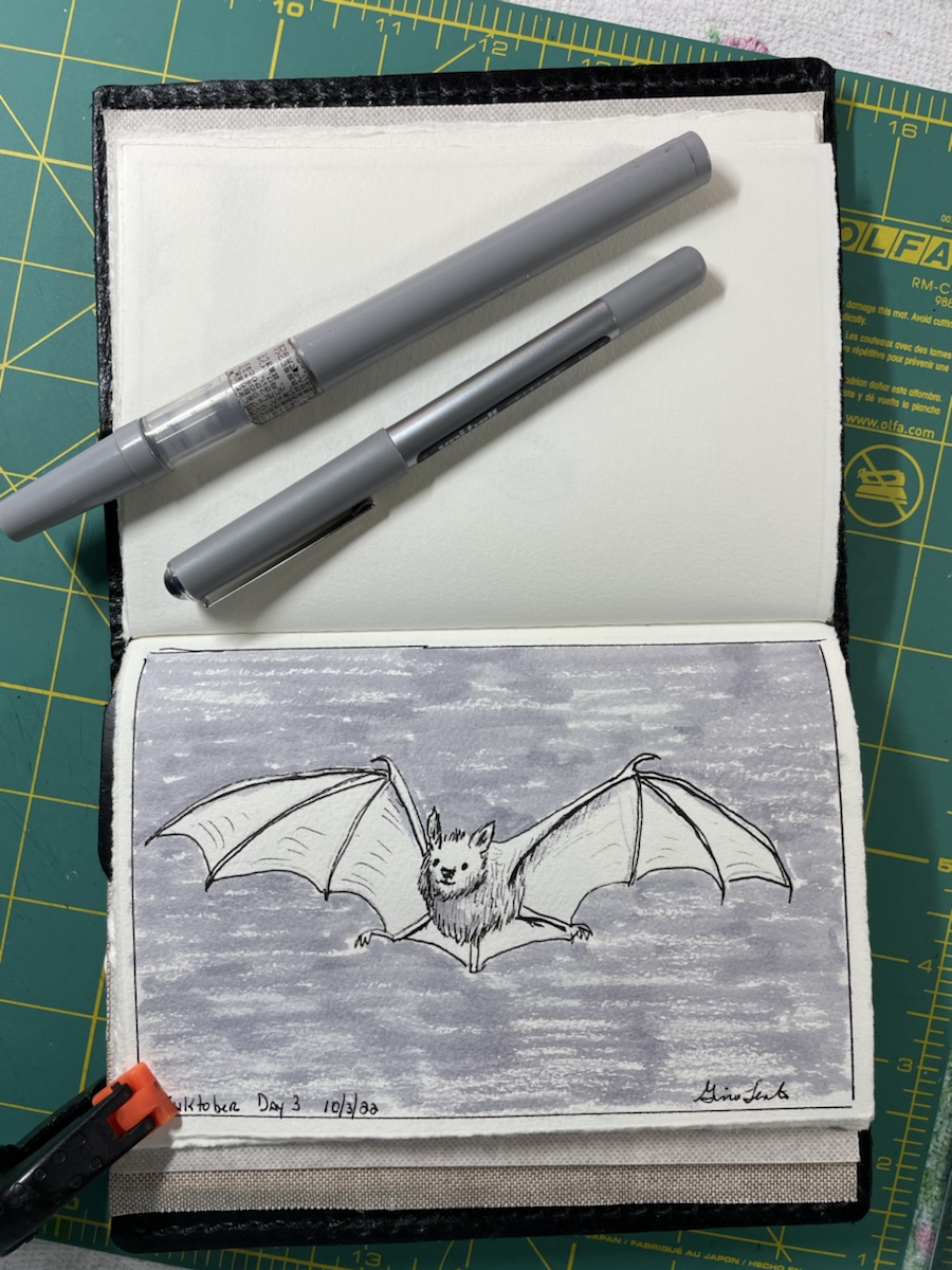 Inktober Day 3 – Gina Lento: Fine Art and Illustration