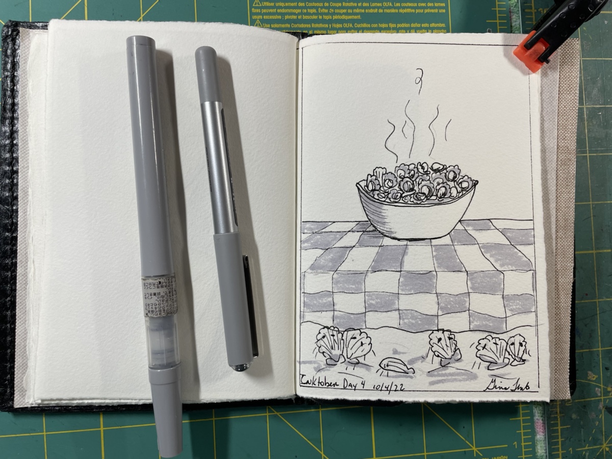 inktober Day 4 – Gina Lento: Fine Art and Illustration